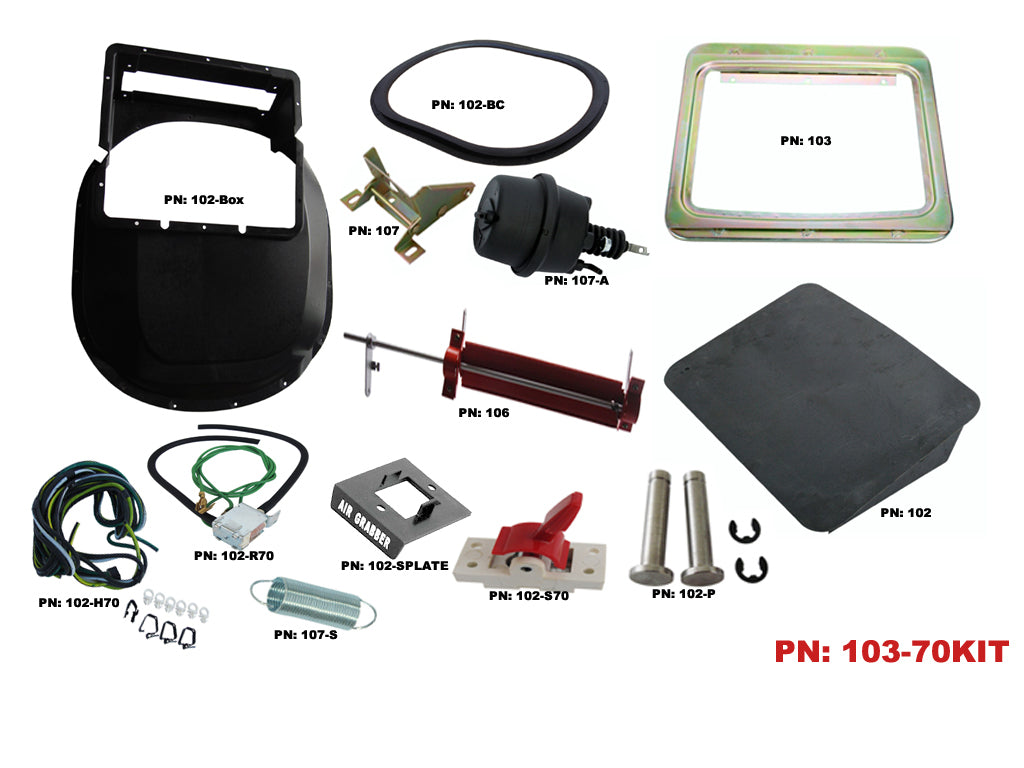 103-70KIT Mopar 1970 B-Body Air Grabber Assembly Kit – PG Classic