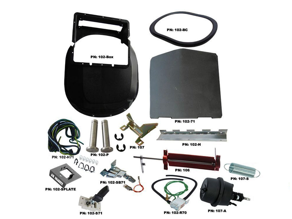 103-71KIT Mopar 1971-72 B-Body Air Grabber Assembly Kit – PG Classic