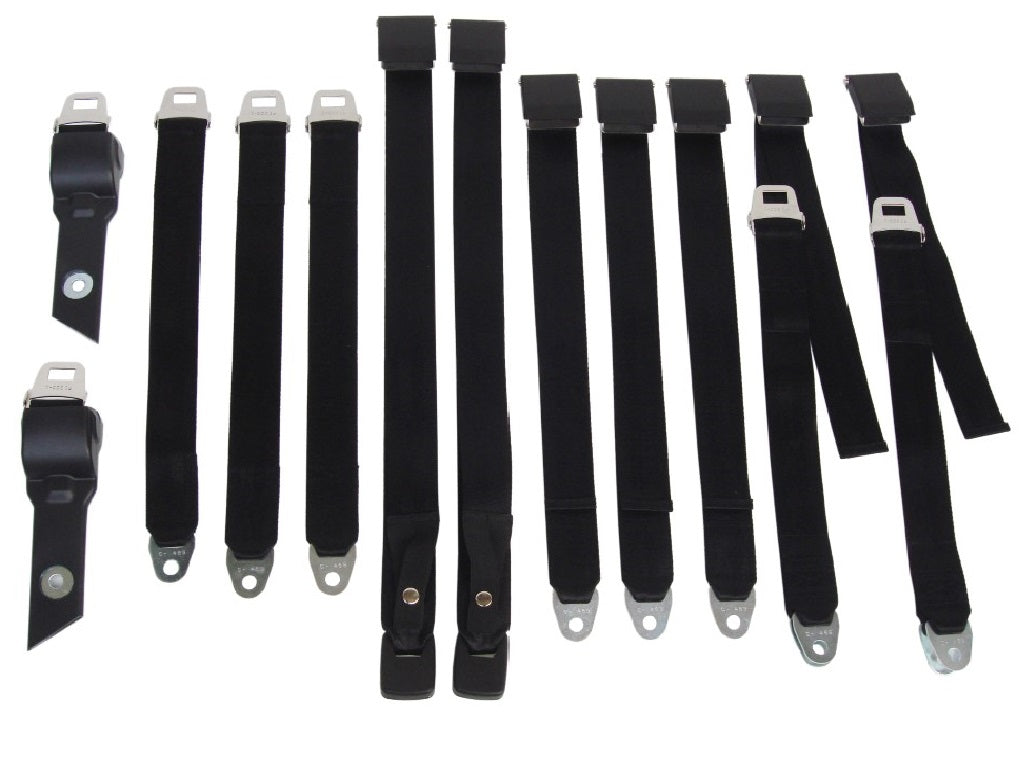 1850-69BUK Mopar 1968-69 B-body Bucket Seatbelt Set – PG Classic
